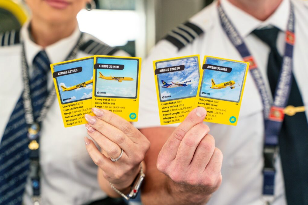 Spirit Introduces Trading Cards | AirlineGeeks.com